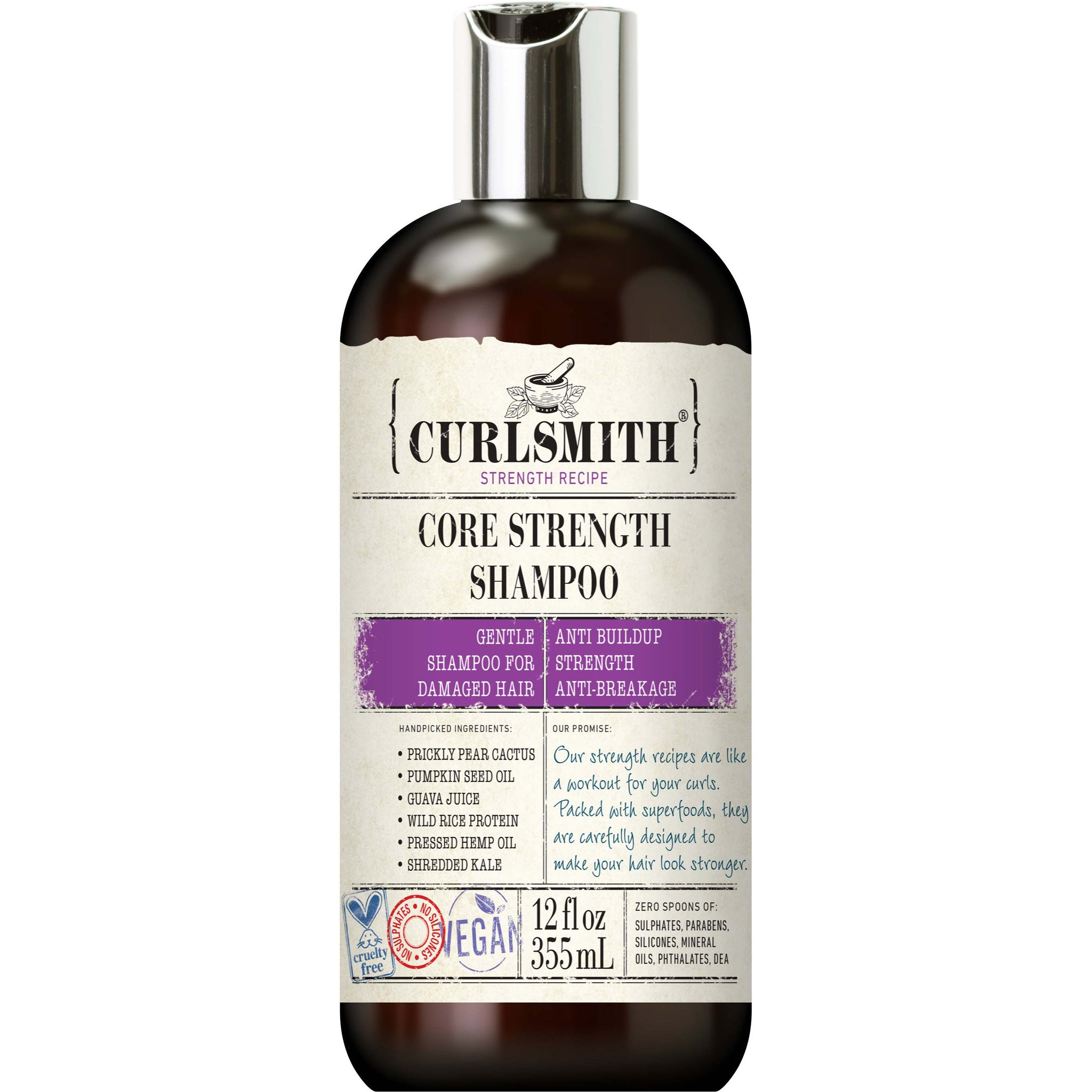 Curlsmith, Core Strength Shampoo, 355 ml